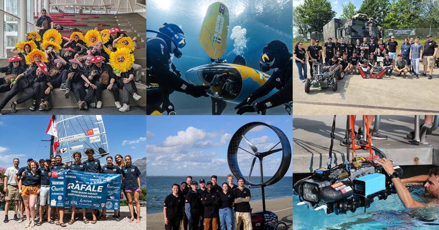 Une année 2024 fructueuse pour les clubs étudiants de l’ÉTS! - ÉTS Montréal