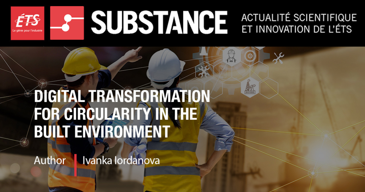 Digital Transformation for Circularity in the Built Environment - ÉTS ...
