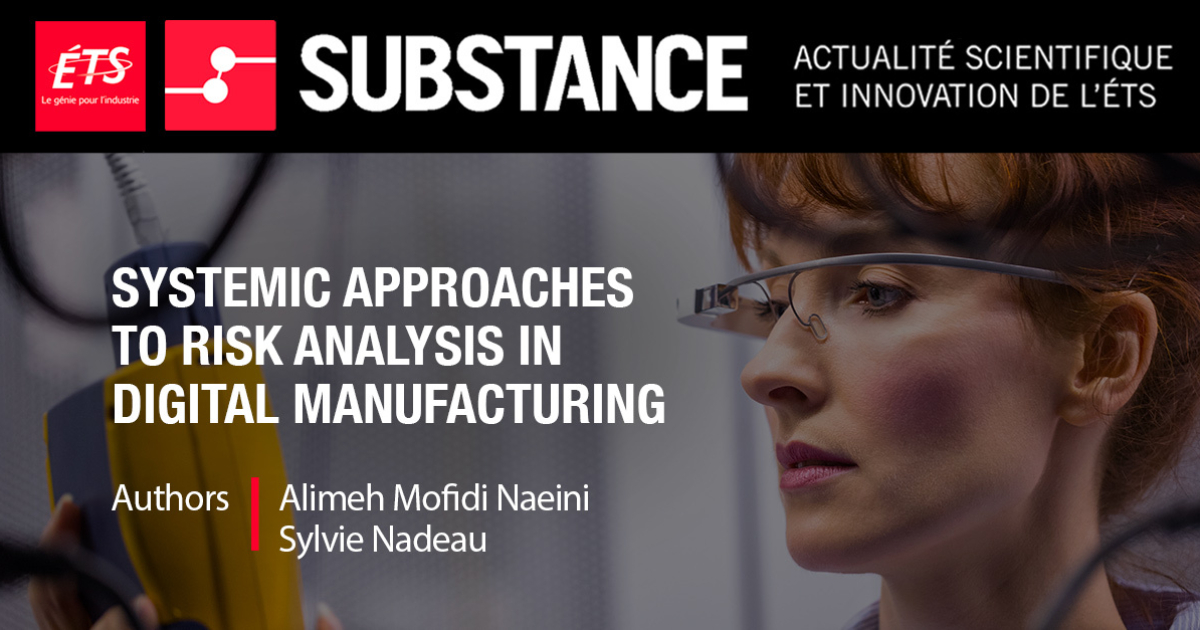 Systemic Approaches to Risk Analysis in Digital Manufacturing - ÉTS ...