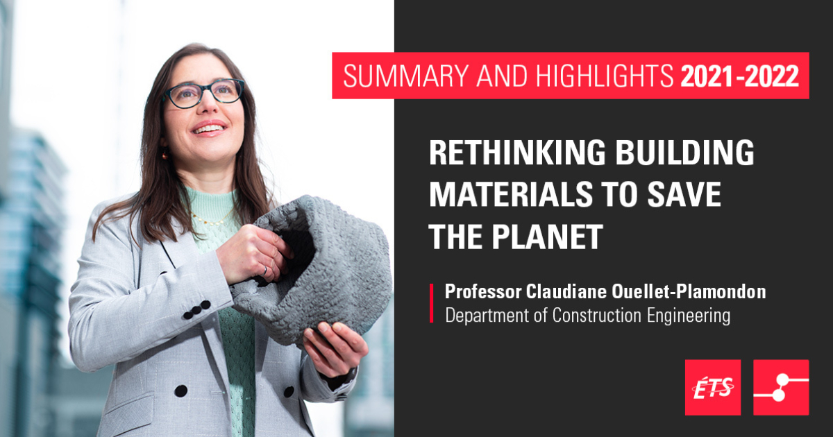 Rethinking Building Materials to Save the Planet - ÉTS Montréal